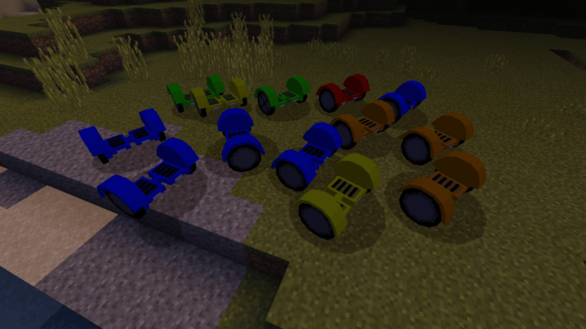 Simple Vehicles Mod | Minecraft PE Bedrock Mods