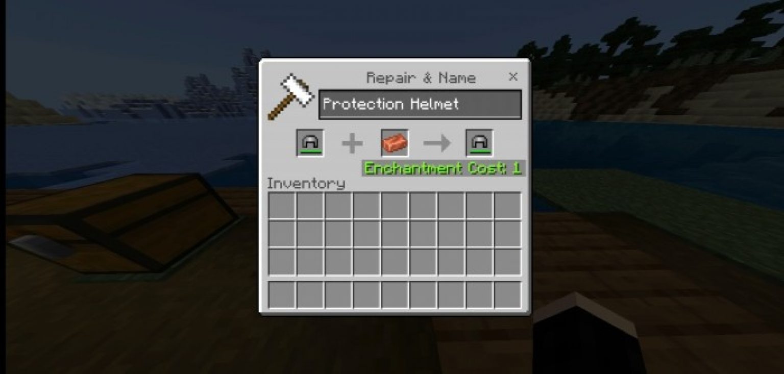 Protection Helmet Addon | Minecraft PE Bedrock Addons